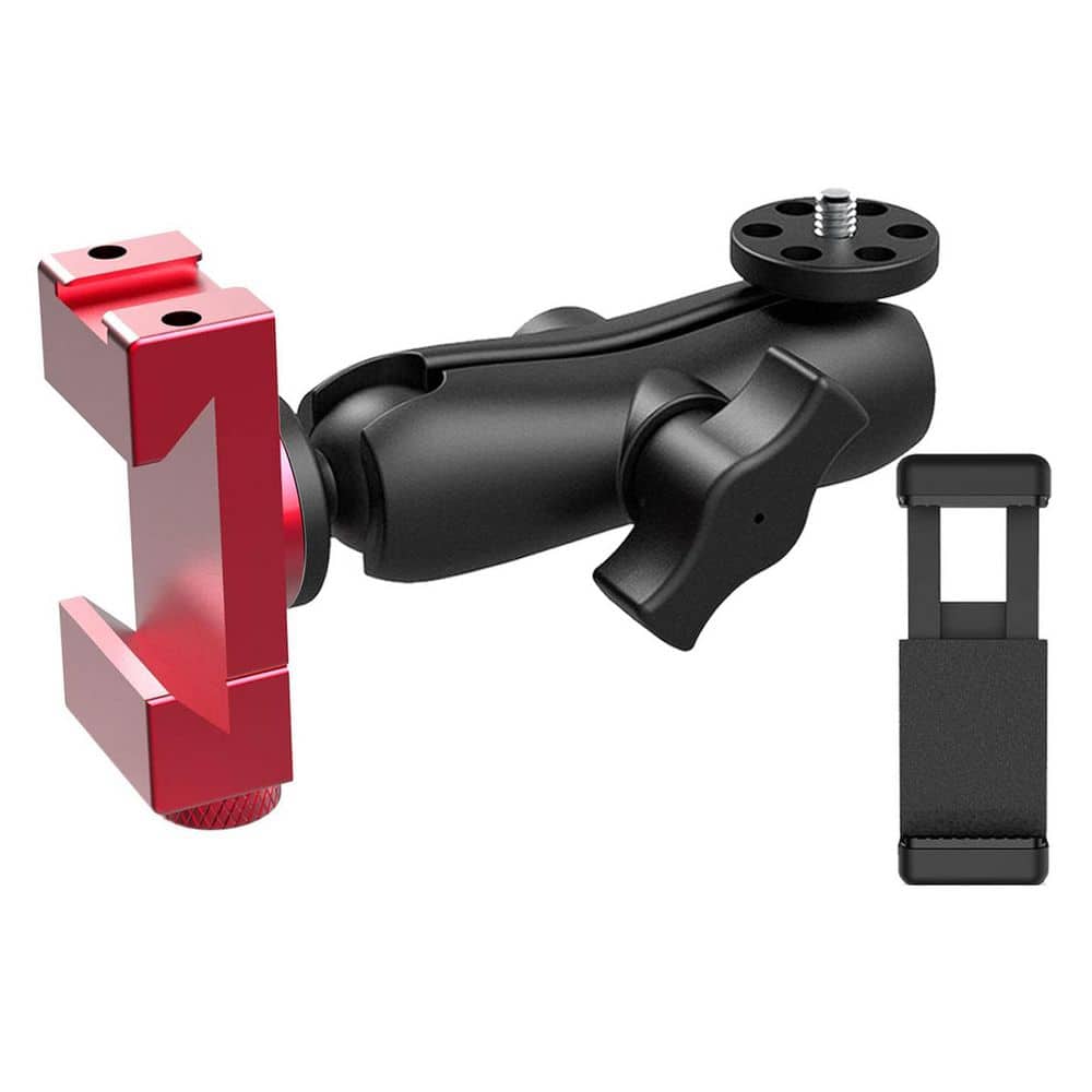 OBJLGEV Adjustable 360° Smartphone Fence Mount for Tennis/Pickleball ...