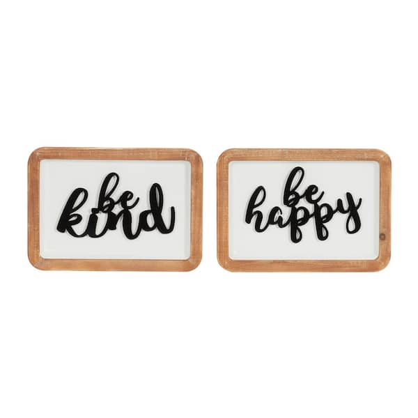 Litton Lane Farmhouse Iron White Wall Decor (Set of 2) 63648 - The Home ...