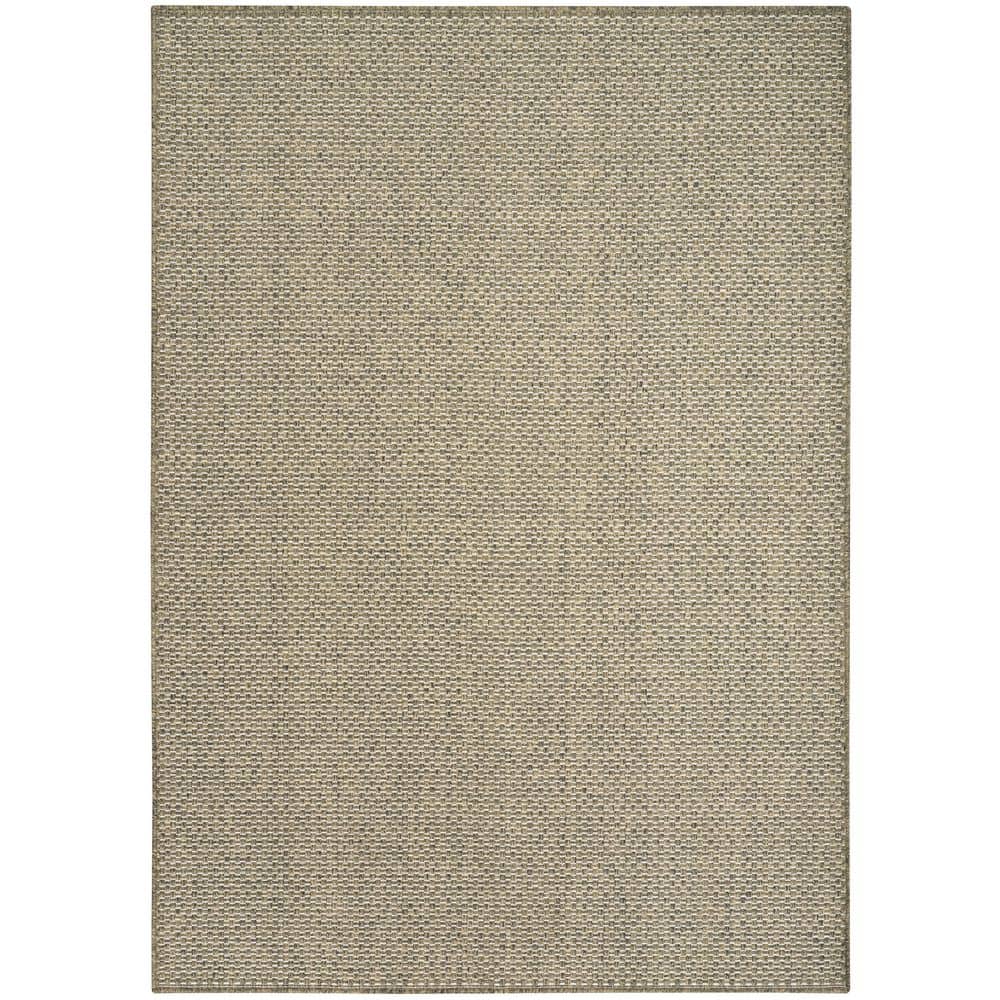 Nourison Tulum Olive 4 ft. x 6 ft. All-Over Design Contemporary Area Rug 139066 - The Home Depot