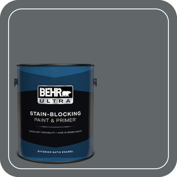 BEHR ULTRA 1 gal. #N450-6 Binary Star Satin Enamel Exterior Paint ...