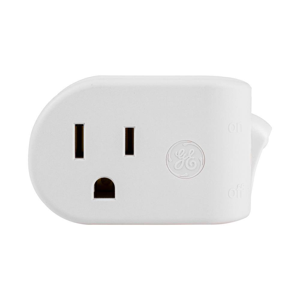 GE Grounded Power Switch, White 25511 - The Home Depot
