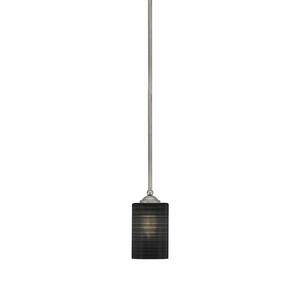 Clevelend 100-Watt 1-Light Graphite Pendant Mini Pendant Light with ...
