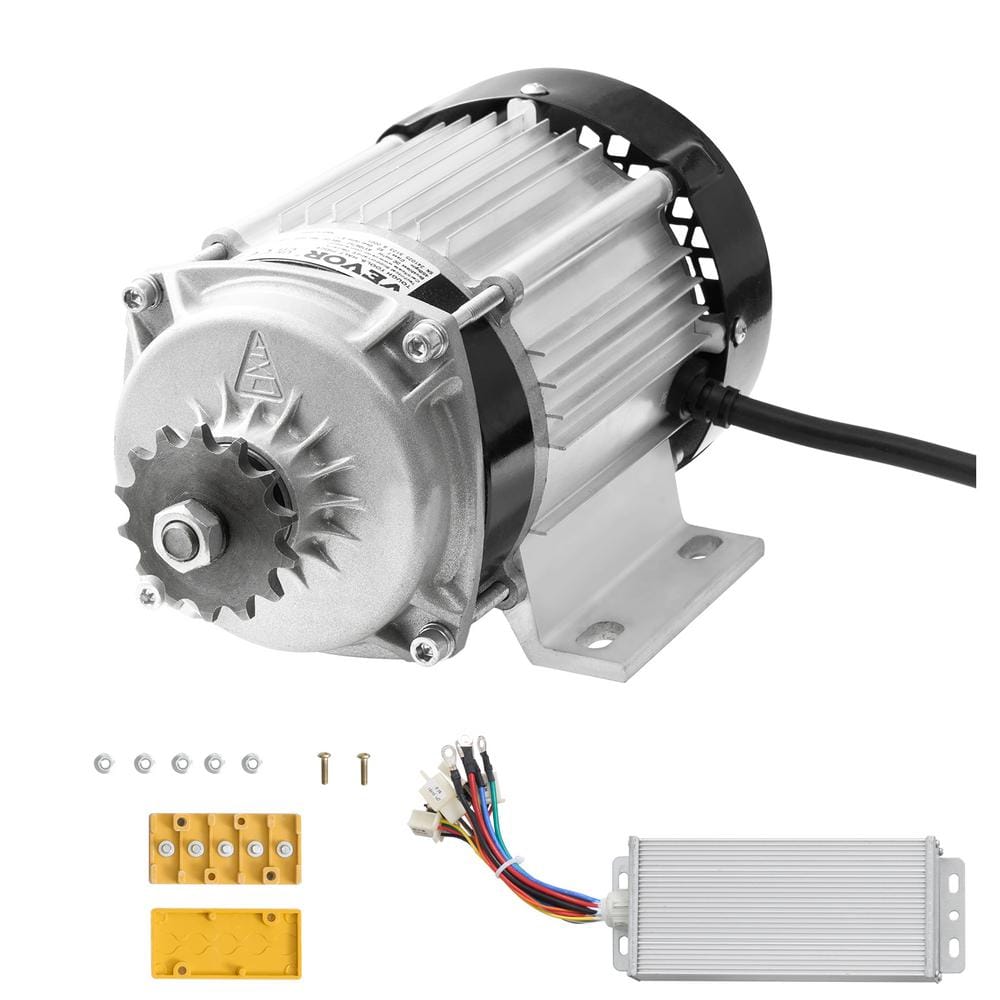 VEVOR 750-Watt Electric Brushless DC Motor Kit EV Charger w/ Upgraded ...