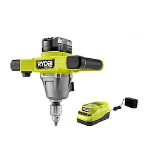 RYOBI ONE+ 18V HP 1/2 in. Brushless Cordless Mud Mixer (Tool Only ...