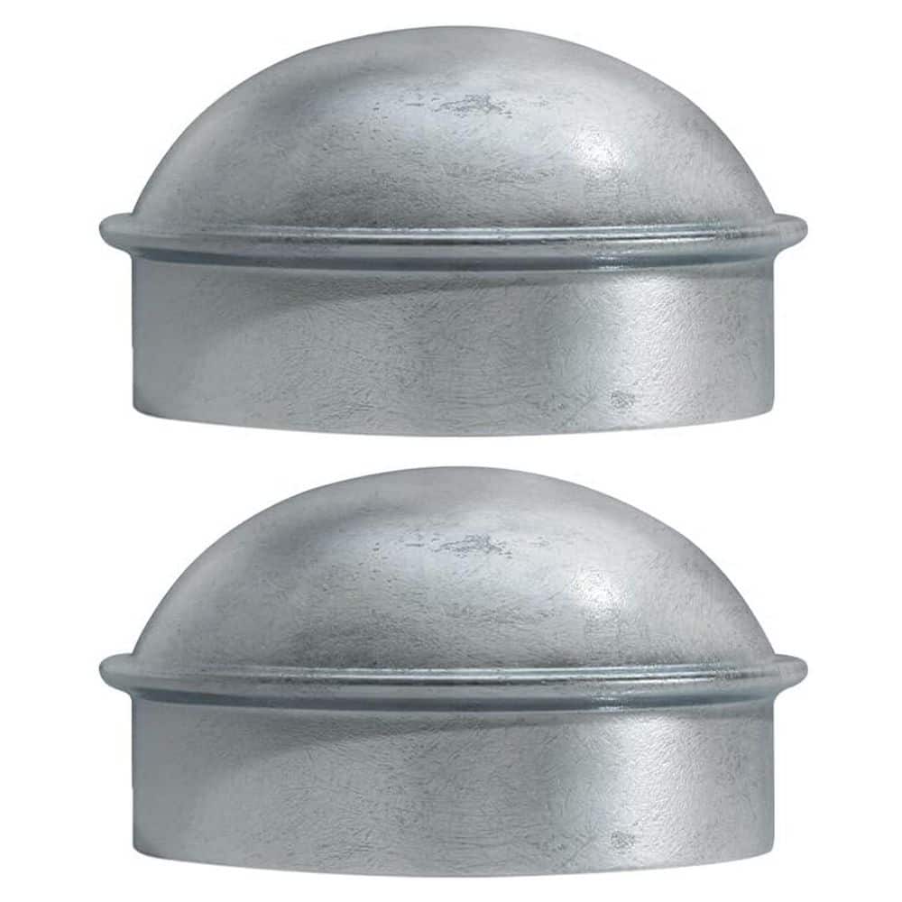 Afoxsos Galvanized Steel Fence Post Caps for 2-7/8 OD Pipe Chain Link ...