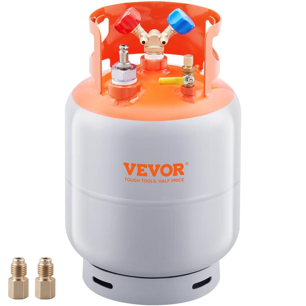 VEVOR Refrigerant Recovery Tank with Float Switch-30 lb. Capacity AC ...
