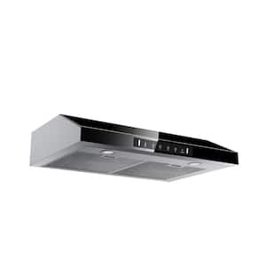 VIKIO 30 in. 500 CFM Ducted Under Cabinet Range Hood in Stainless Steel ...