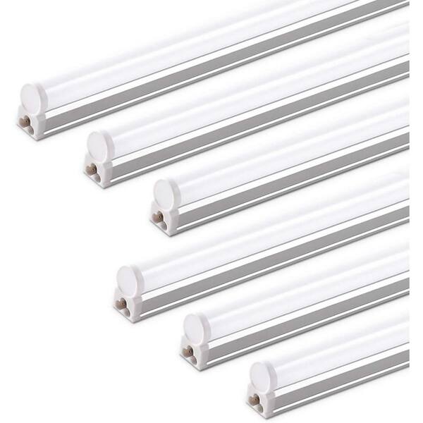 2ft 10-Watt LED Shop Light T5 Tube 6500K Bright White Ceiling Under ...