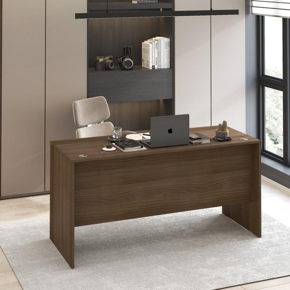 Furinno ROGER Office Desk, 60 in. Executive Desk, Computer Desk, with ...