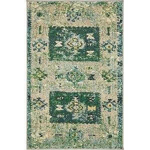 Unique Loom Monterey Empire Green 8 ft. x 10 ft. Area Rug 3139917