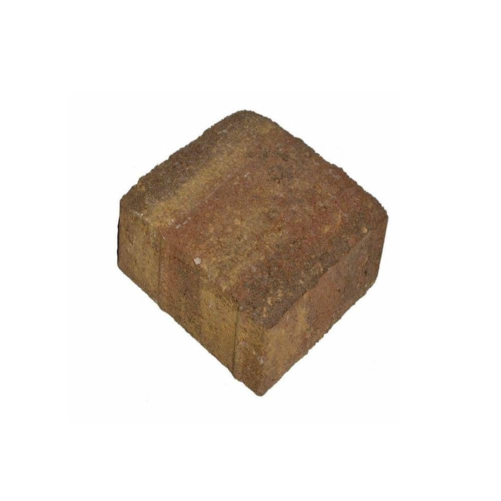 Master 60 mm 6 in. x 6 in. Appian Stone Red/Charcoal Blend Concrete ...
