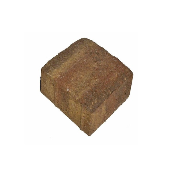 Master 60 mm 6 in. x 6 in. Appian Stone Red/Charcoal Blend Concrete ...