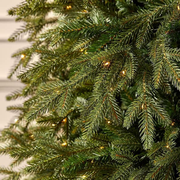 Noble Fir Christmas Tree Decorated