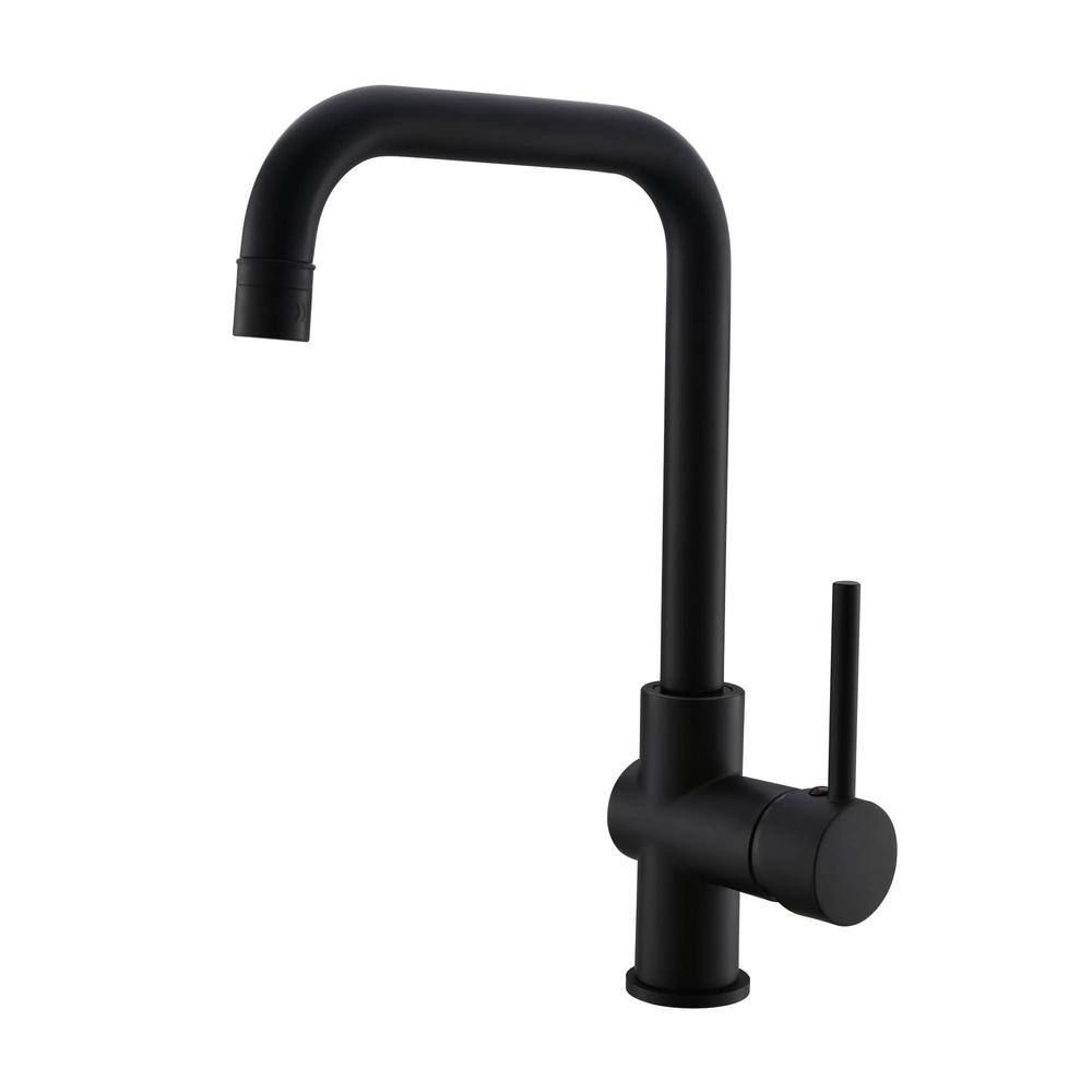 AIMADI Single Handle Deck Mount Standard Kitchen Faucet with Swivel ...