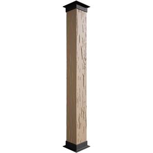 Ekena Millwork 8 in. x 10 ft. Knotty Pine Endurathane Faux Wood Non ...