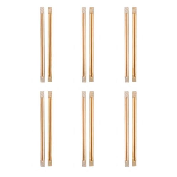 Handprint 1 in. x 2 in. x 1 ft. Common Softwood Frame Rail (12-Pack ...