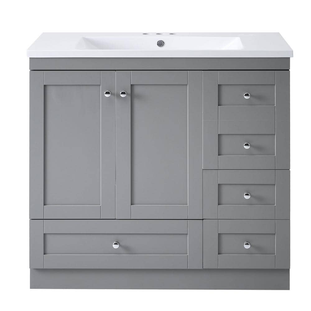 Xspracer Victoria 18 in. W Freestanding Modern Design Single Sink Bath ...