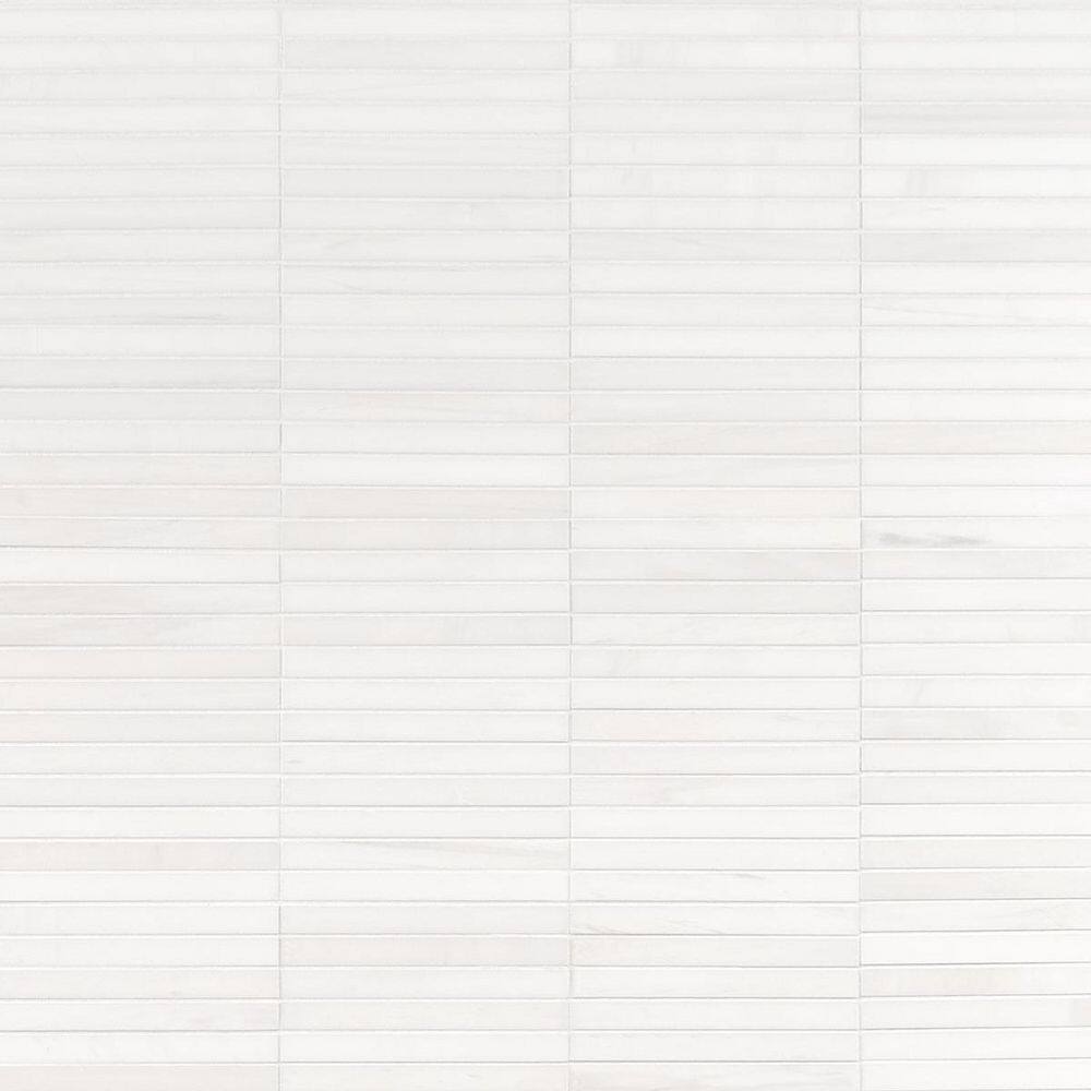Ivy Hill Tile Bianco Dolomite White 12 in. x 12 in. Honed Marble Floor ...