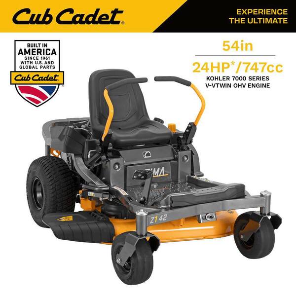Cub Cadet Ultima ZT1 42 in. 547 cc IntelliPower Engine Dual Hydrostatic ...