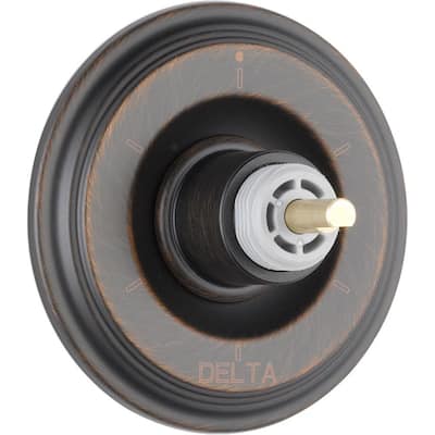 Delta Cassidy Tub and Shower Faucet Metal Lever Handle in Venetian ...