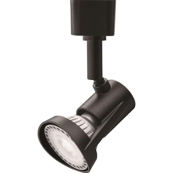 Lithonia Lighting 4 ft. Black Integrated LED Front Loading Track ...
