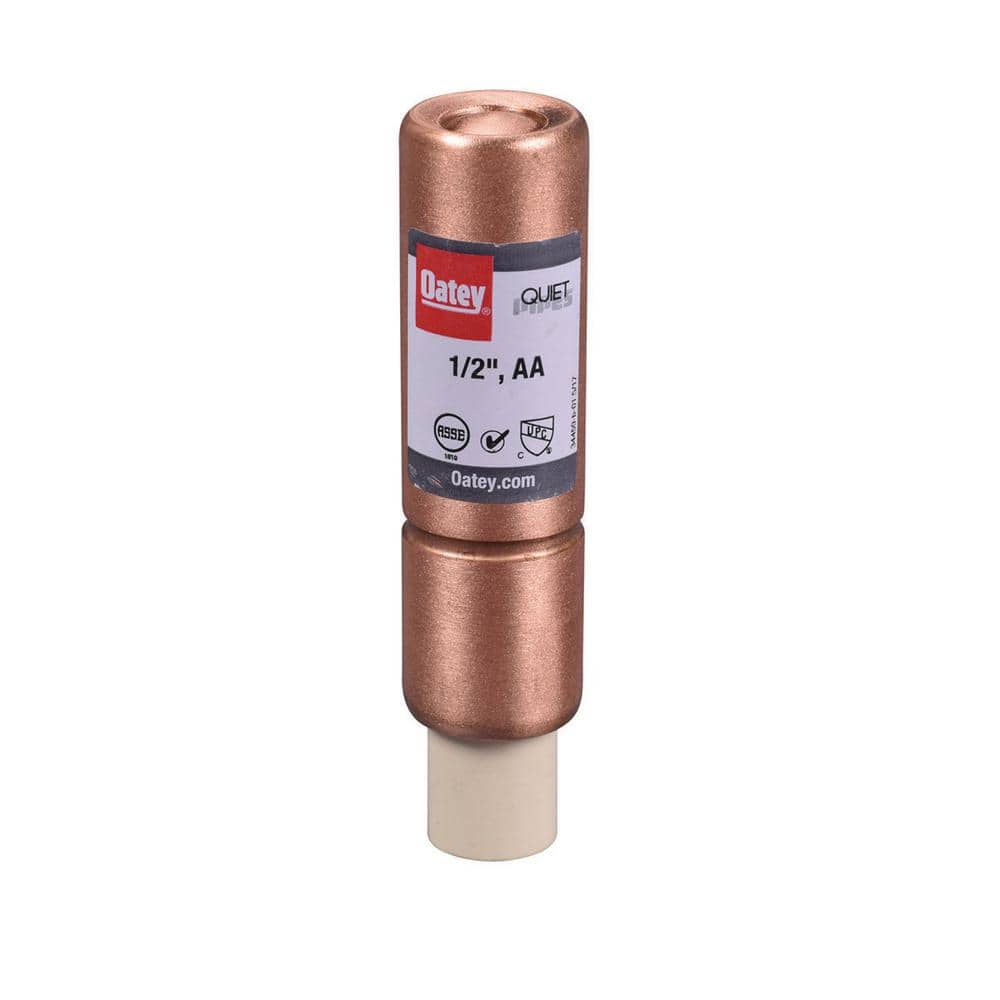 Oatey Quiet Pipes 1/2 in. CPVC Male Straight AA Hammer Arrestor 34441 ...