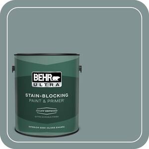 BEHR DYNASTY 1 gal. #QE-53 Raindance Flat Exterior Stain-Blocking Paint ...