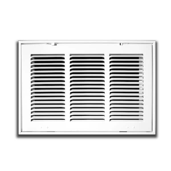 Everbilt 25 in. x 14 in. White Return Air Filter Grille H190 25X14 ...