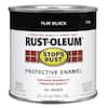Rust-Oleum Stops Rust 8 oz. Protective Enamel Flat Black Interior ...