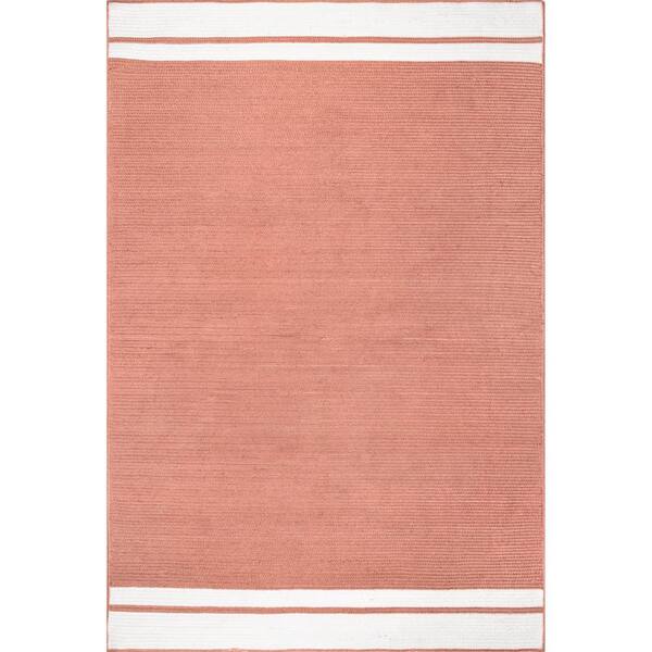 nuLOOM Georgina Casual Solid Rust 6 ft. x 9 ft. Area Rug WDMD01A-609 ...