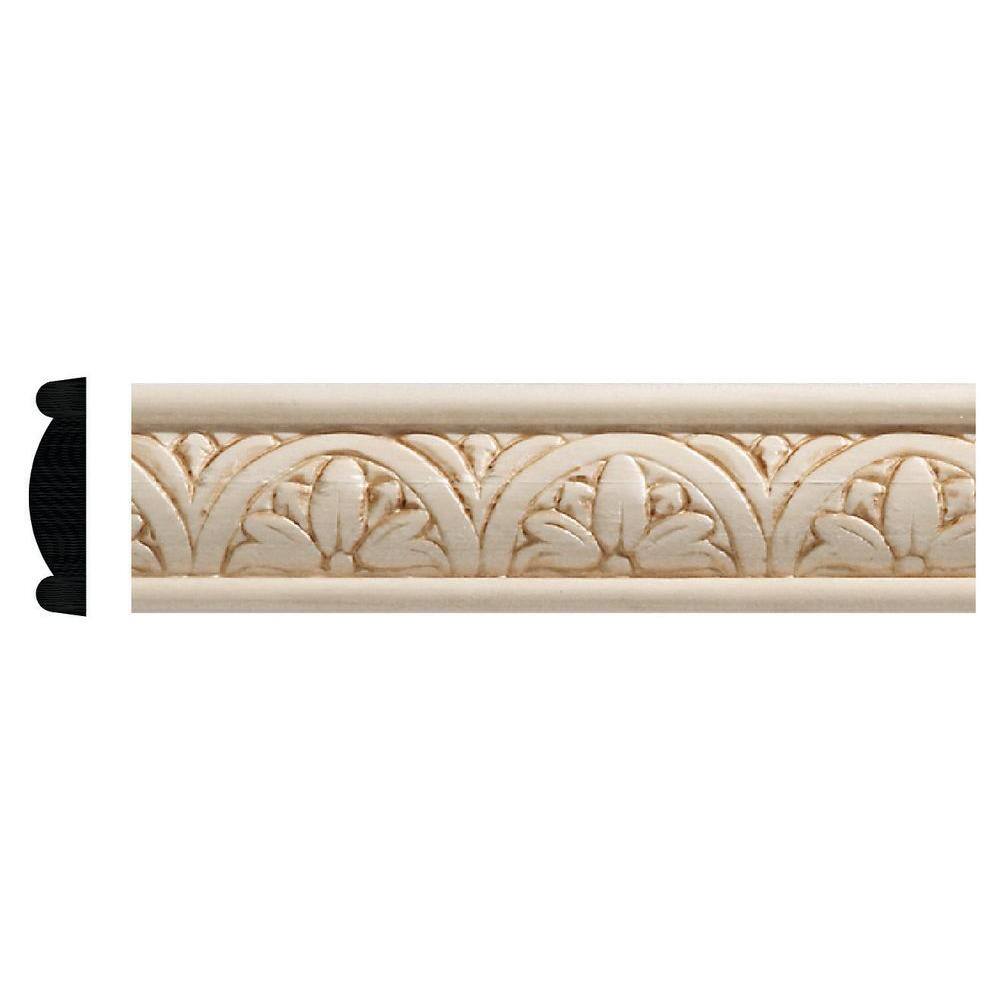 Ornamental Mouldings 5 16 In X 1 1 4 In X 96 In White Hardwood