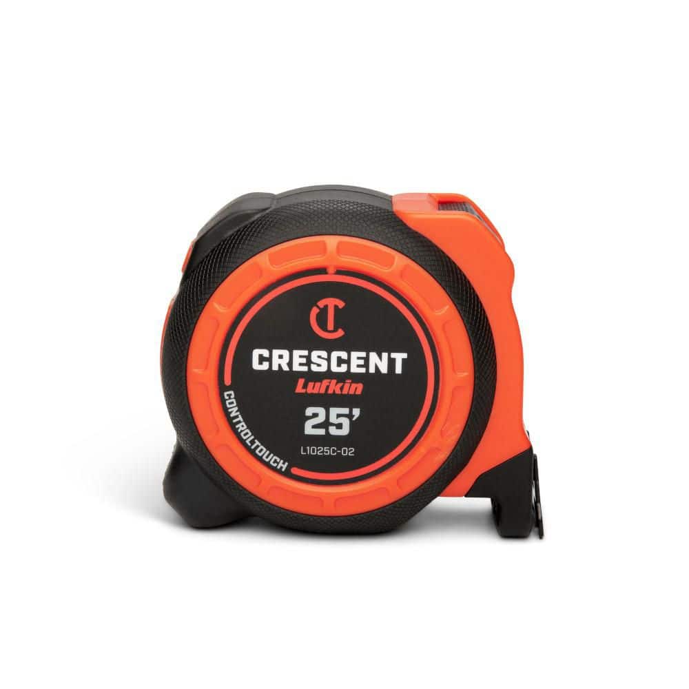 Crescent Lufkin 1-3/16 in. x 25 ft. Controltouch Yellow Clad Tape ...