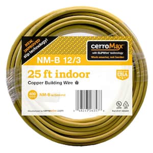 Cerrowire 250 ft. 12/3 Purple Solid CerroMax SLiPWire Copper NM-B Wire ...
