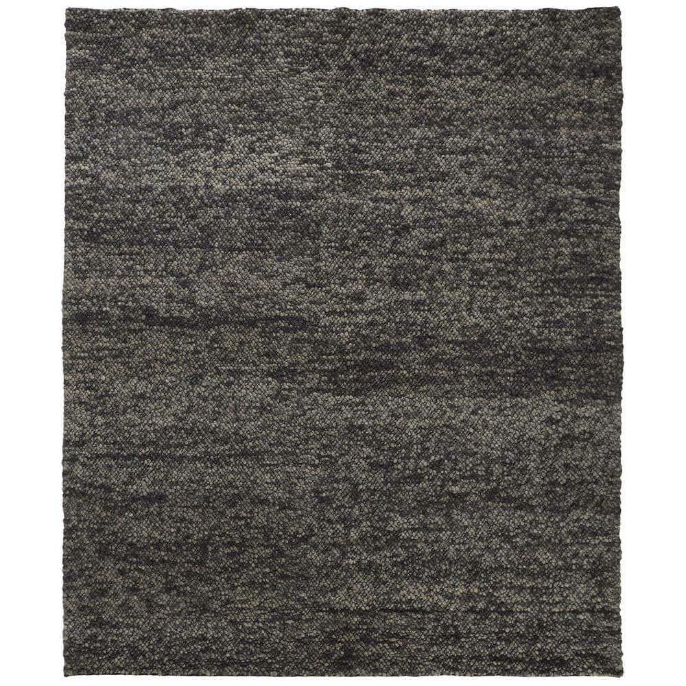 HomeRoots Gray and Black Gradient 2 ft. x 3 ft. Area Rug 2000515283 ...