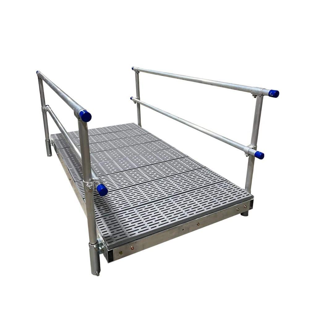 Patriot Docks 8 ft. Gangway Kit with Gray Poly R-2121 - The Home Depot
