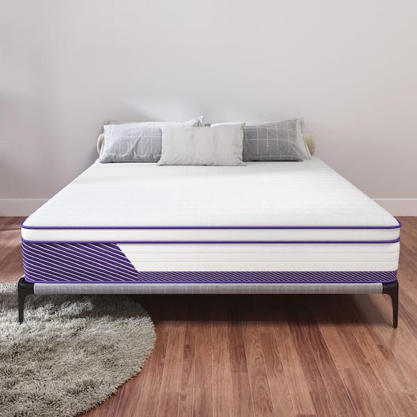 CHEVNI Hybrid Queen Medium Memory Foam 14 in. Bed-in-a-Box Mattress HD ...