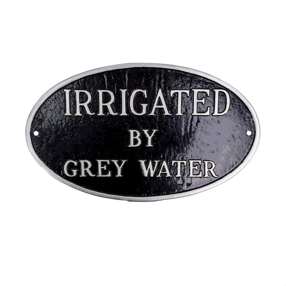 Montague Metal Products 6 in. x 10 in. Small Oval Irrigated By Grey ...