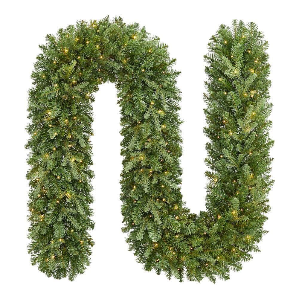 Home Decorators Collection 9 ft. Grand Duchess Twinkling Balsam Fir LED ...