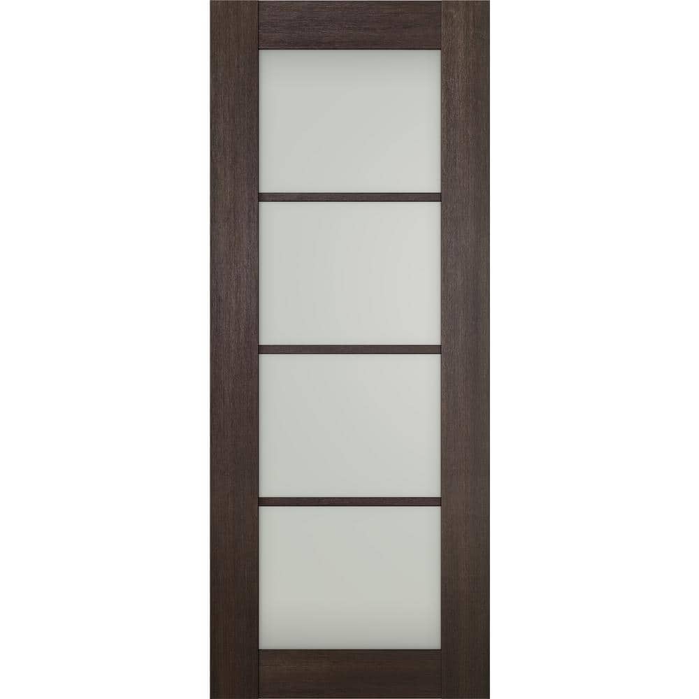 Belldinni Vona 4Lite 24 in. x 80 in. No Bore 4-Lite Frosted Glass ...