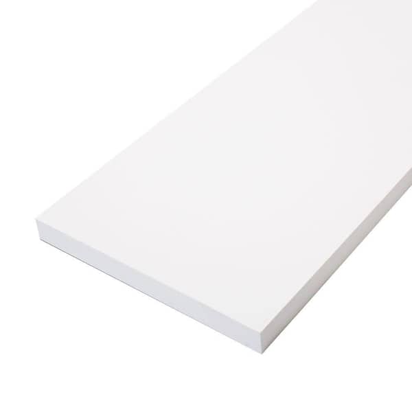 1 in. x 8 in. x 12 ft. Primed Finger Joint Board 590677 - The Home Depot
