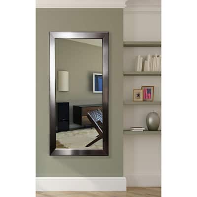 64 in. x 26 in. Gray Barnwood Beveled Vanity Wall Mirror R064TM