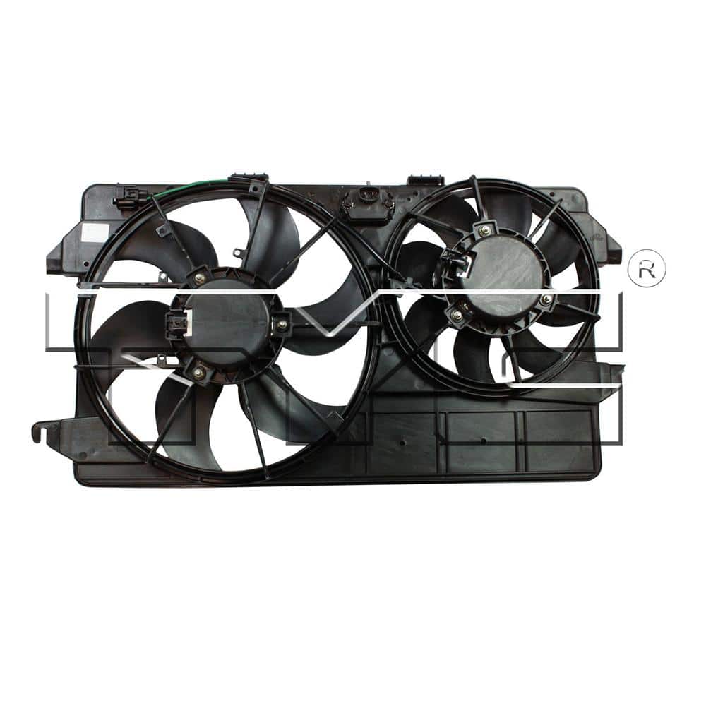 TYC Dual Radiator and Condenser Fan Assembly 2011-2012 Ford Transit ...