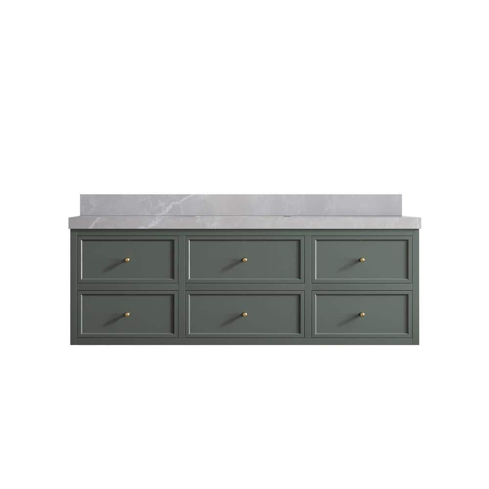 Willow Collections Roswell 60 in. W x 22 in. D x 36 in. H Single Sink ...