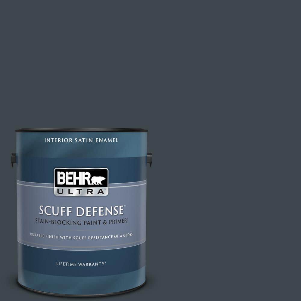BEHR ULTRA 1 gal. #PPU25-23 Winter Way Extra Durable Satin Enamel ...