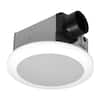 Commercial Electric 110 CFM 1.5 Sones Ceiling Bathroom Exhaust Fan with ...