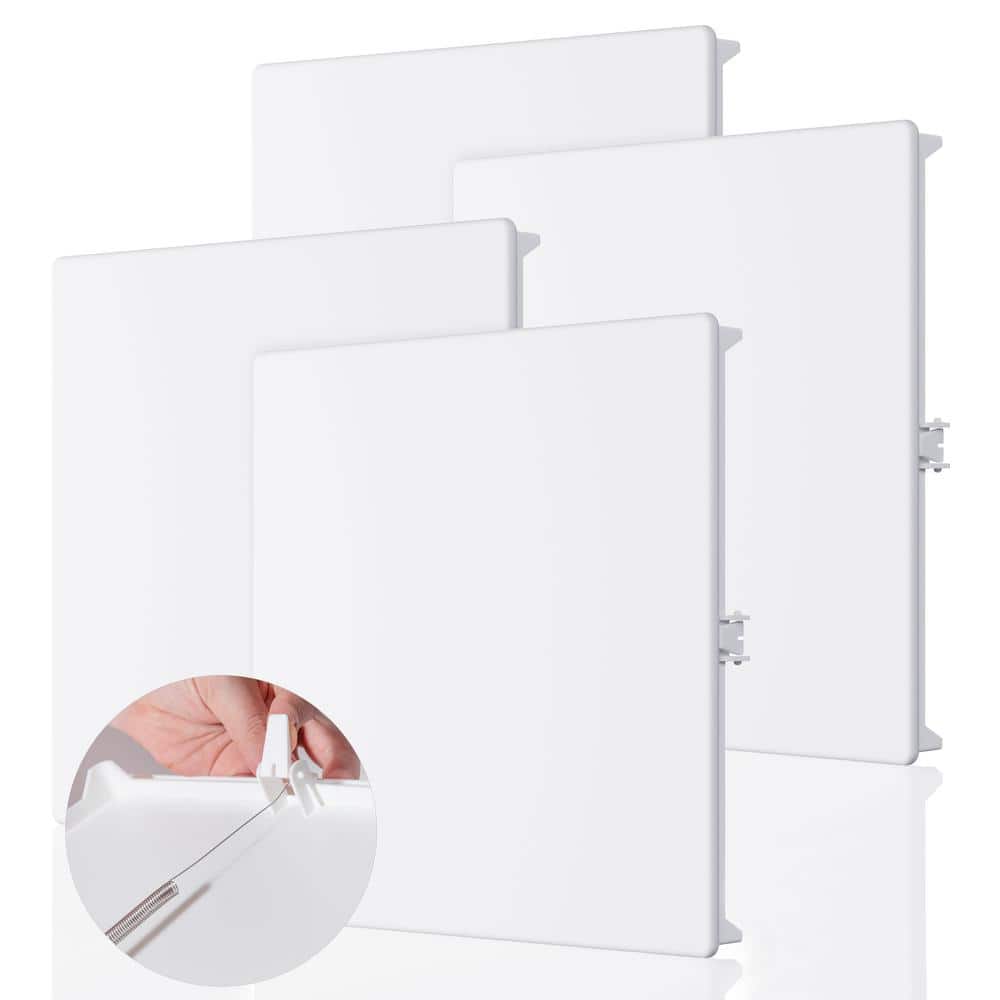 Morvat 12 in. x 12 in. Spring Access Panel for Drywall and Ceiling (4 ...