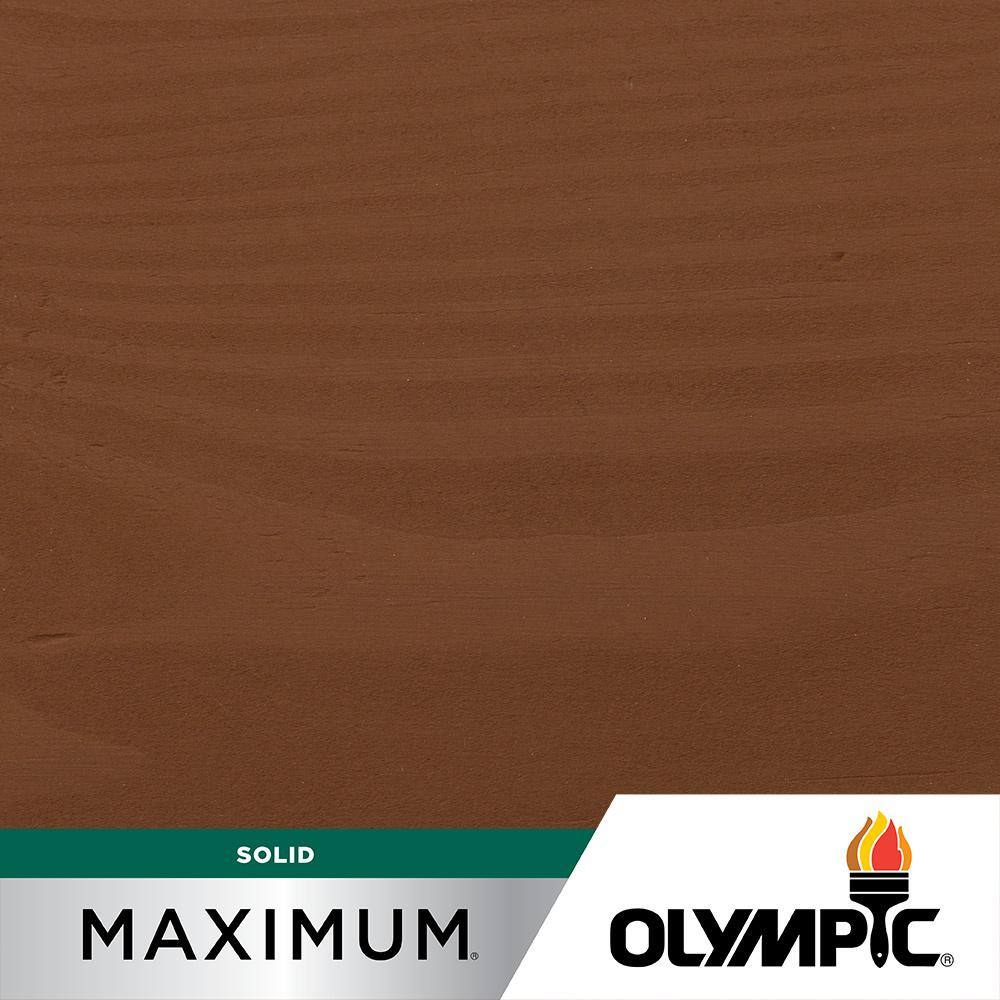 Olympic Maximum 1 gal. SC-1084 Timberline Solid Color Exterior Stain ...