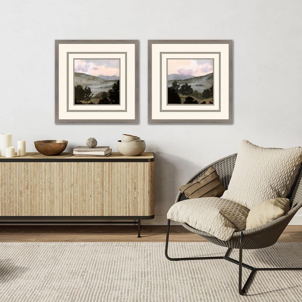 Paragon Barnes 2 Piece Framed 2 Piece Nature Art Print 22 in. x 22 in ...