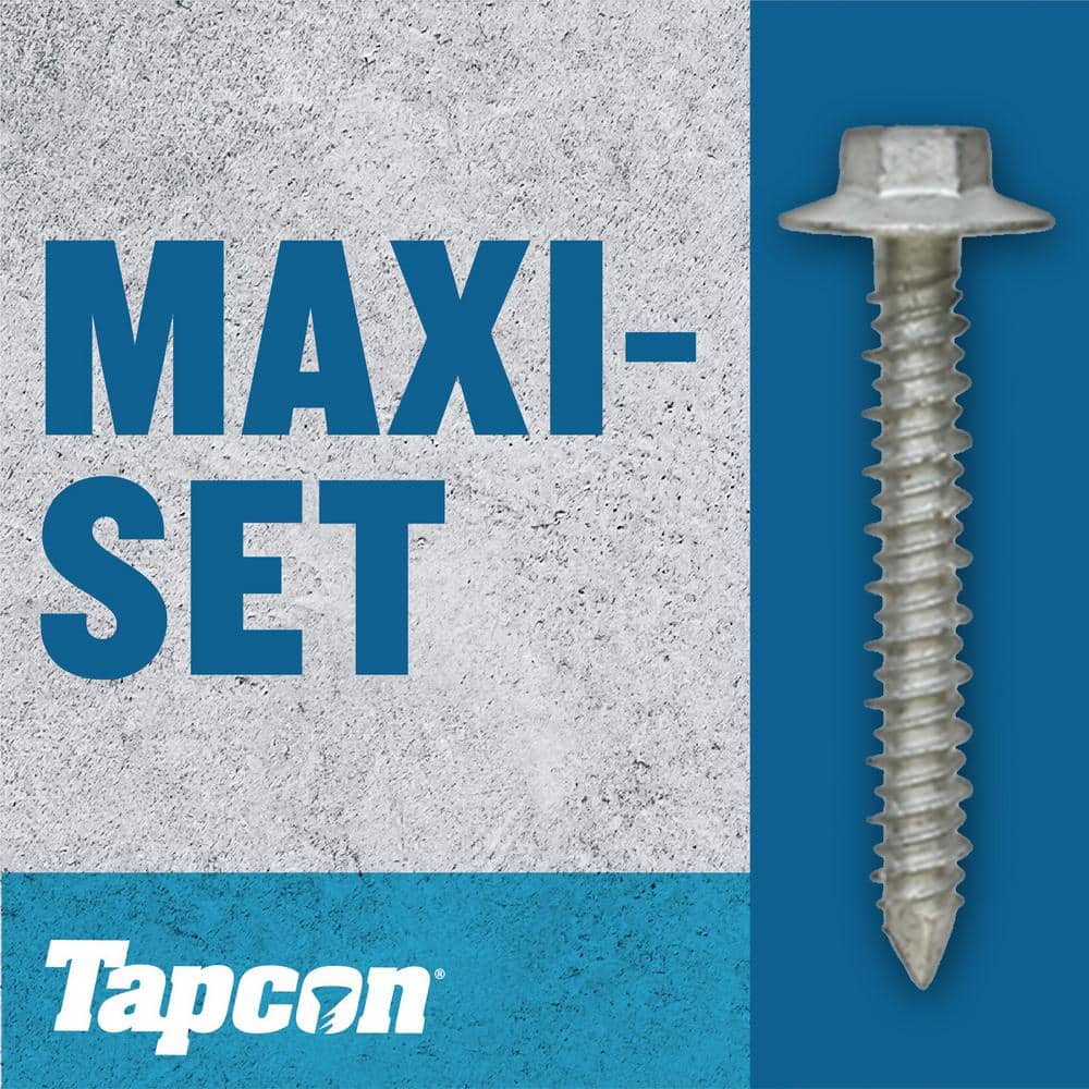 Buy 1/4 in. x 2-1/4 in. Maxi-Set Hex-Head Concrete Anchors (50-Pack ...