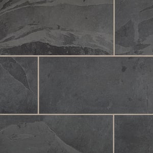MSI Desert Trail 3.56 in. x 24.5 in. Textured Slate Floor and Wall Tile ...